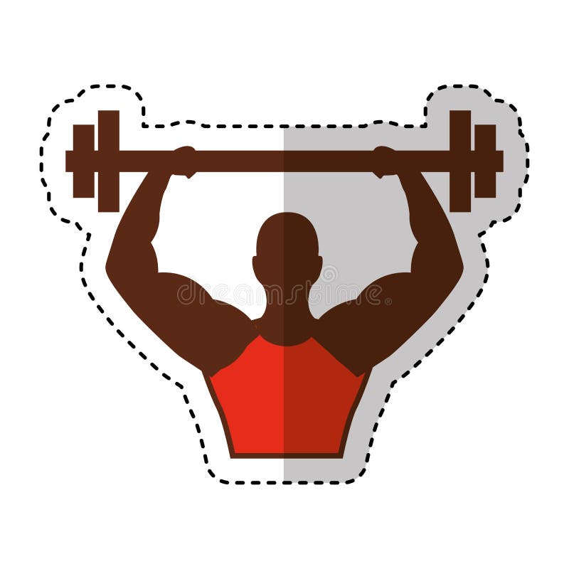 Strong man human figure stock vector. Illustration of active - 89107010