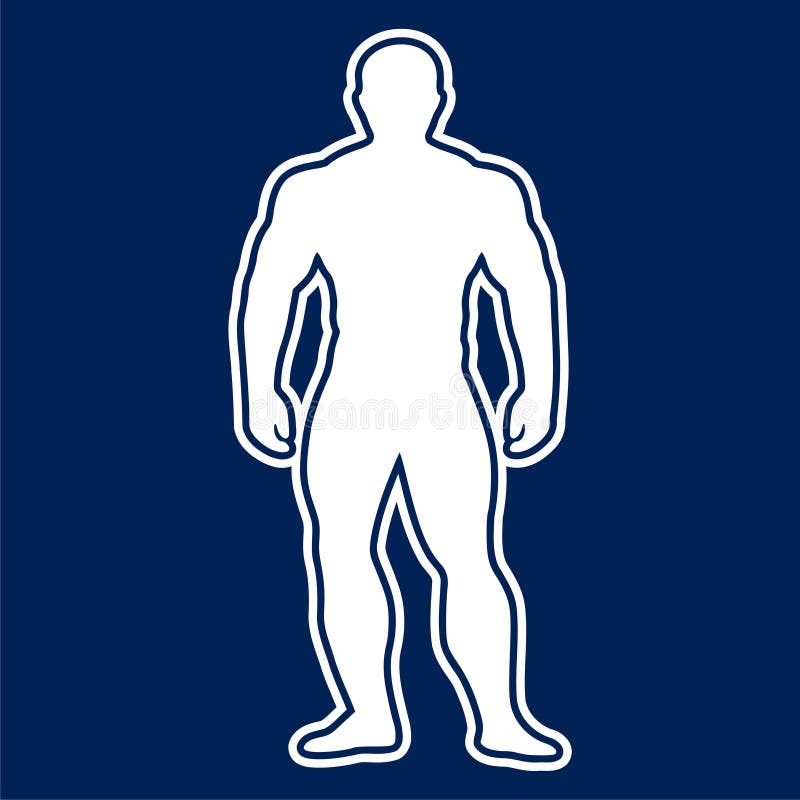 Strong Man Icon - Vector Illustration Stock Vector - Illustration of ...