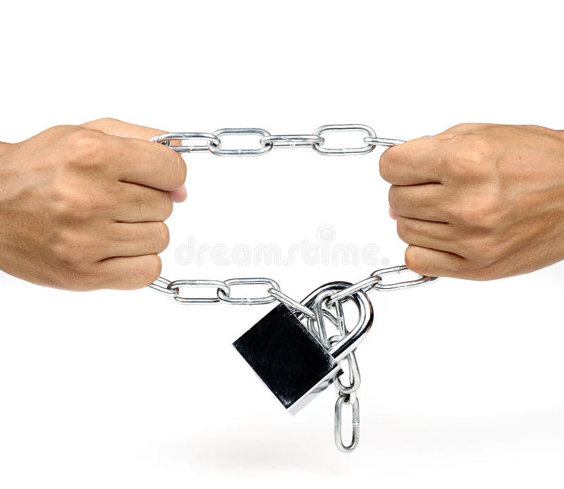 Strong man stock photo. Image of secure, tied, steel - 38940050