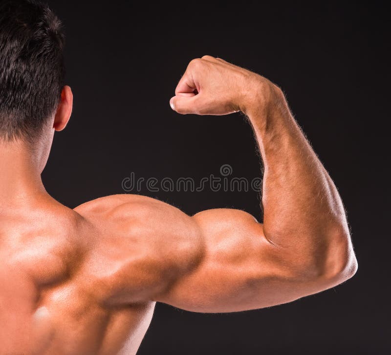 Strong man stock photo. Image of male, exercise, athletic - 59845168