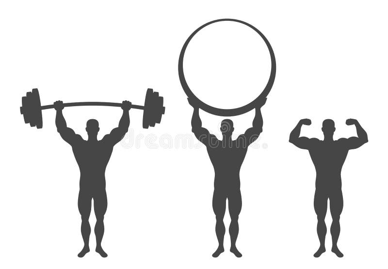 Strong Person Drawing Clipart