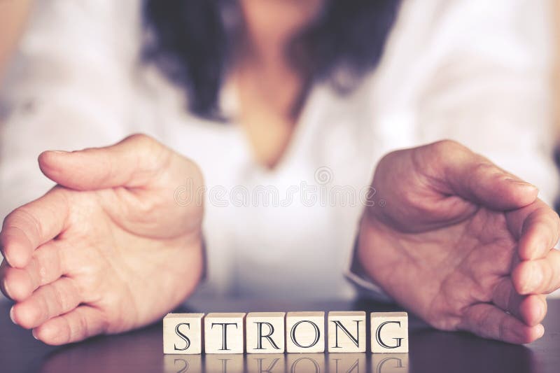 Strong message stock image. Image of positivity, protection - 70185191