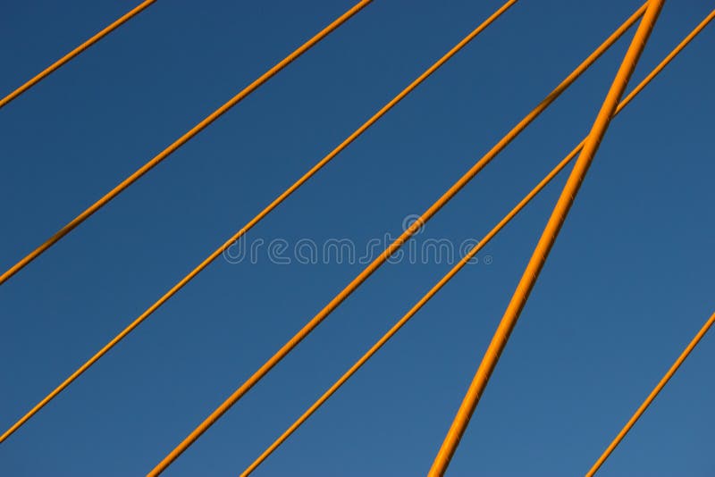 Strong metal cable stock image. Image of construction - 78093301