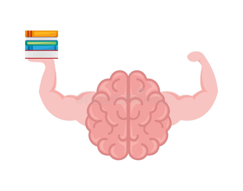 Strong mind motivation stock illustration. Illustration of exercise ...