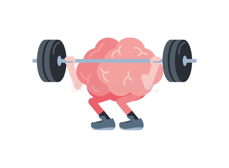Strong Mind Power stock illustration. Illustration of motivation ...