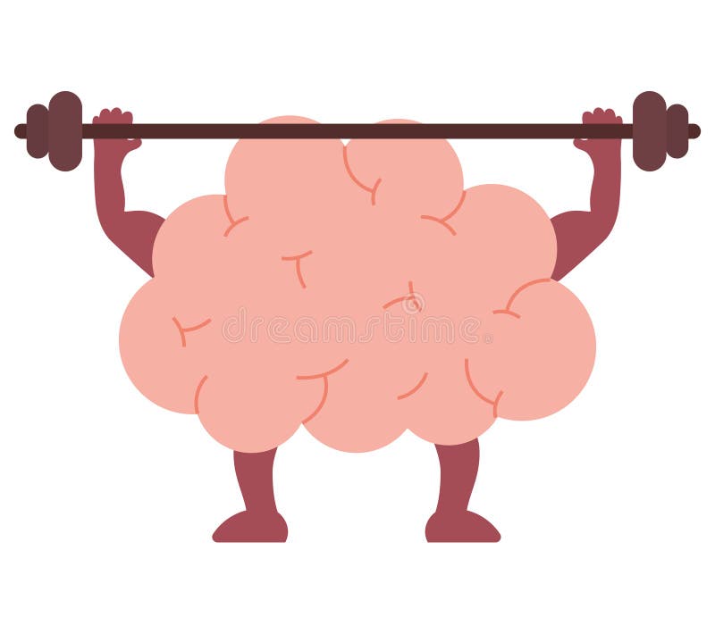 Strong Mind Power stock vector. Illustration of muscular - 367440207