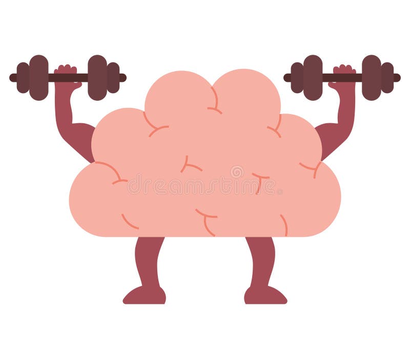 Strong Mind Training stock illustration. Illustration of smart - 369277179