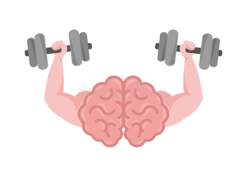 Strong mind training stock illustration. Illustration of resilience ...