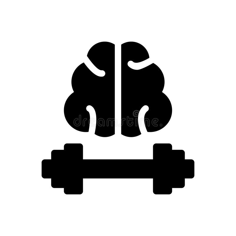 Be Strong, Mind Your Health Stock Vector - Illustration of linear, hard ...