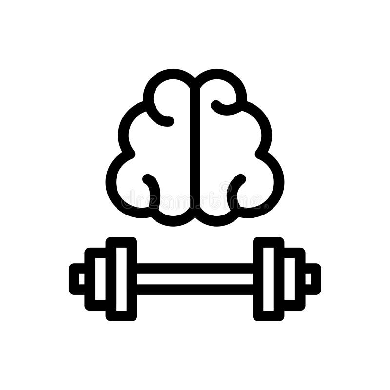 Be Strong, Mind Your Health Stock Vector - Illustration of linear, hard ...