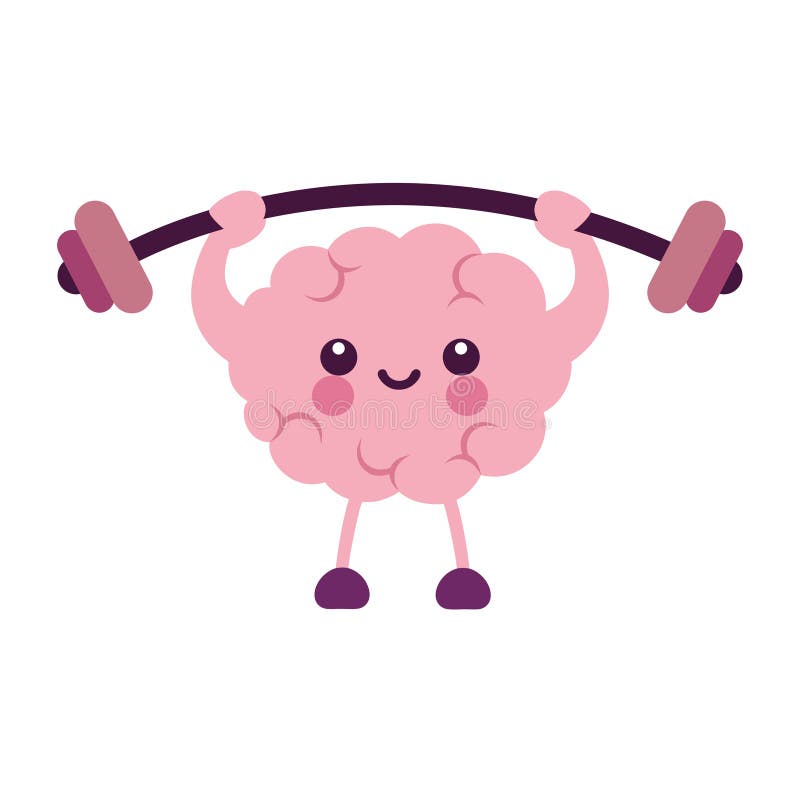 Strong Mind Workout stock vector. Illustration of workout - 365455576