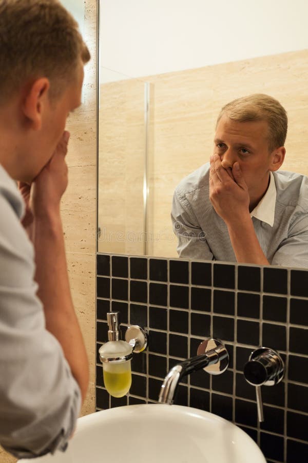 Strong morning hangover stock photo. Image of addicted - 43648396