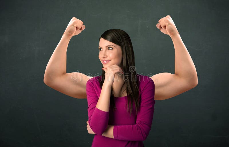 Strong and Muscled Arms Concept Stock Image - Image of strength, biceps ...