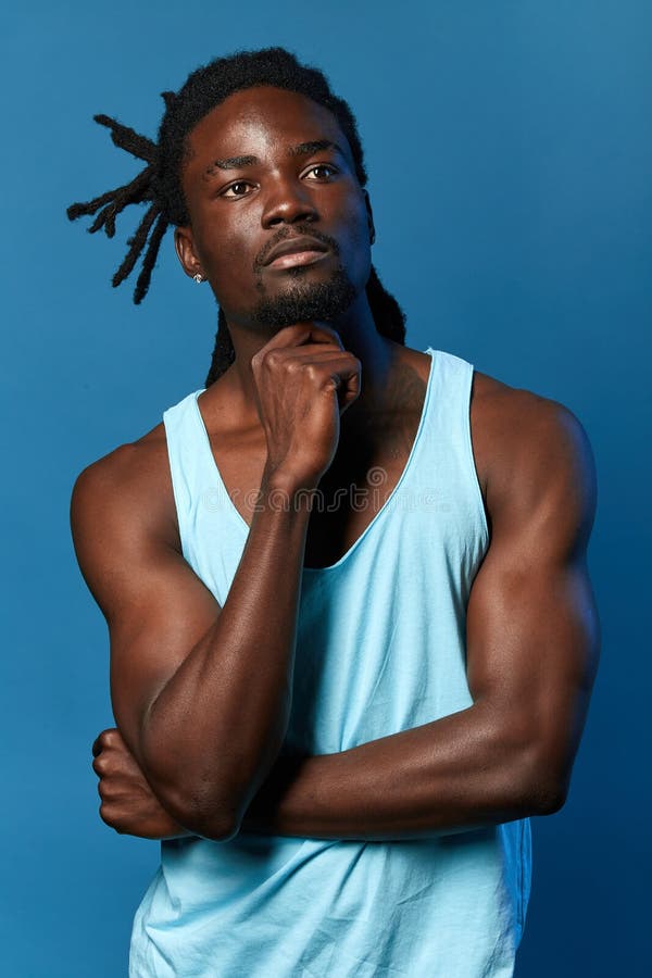 Strong Muscular Dancer Making Up a Performance, Stock Image - Image of ...