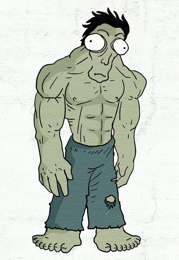 Strong mutant stock illustration. Illustration of rare - 81042384