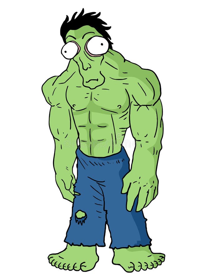 Strong mutant stock vector. Illustration of hand, drawing - 62108715