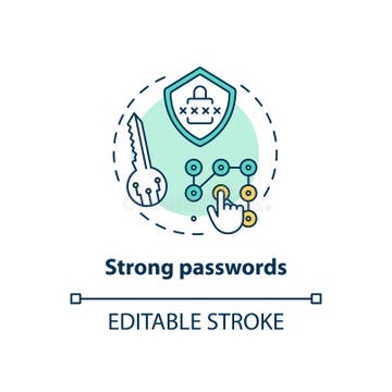 Strong Passwords Stock Illustrations – 292 Strong Passwords Stock ...