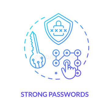 Strong Passwords Stock Illustrations – 292 Strong Passwords Stock ...