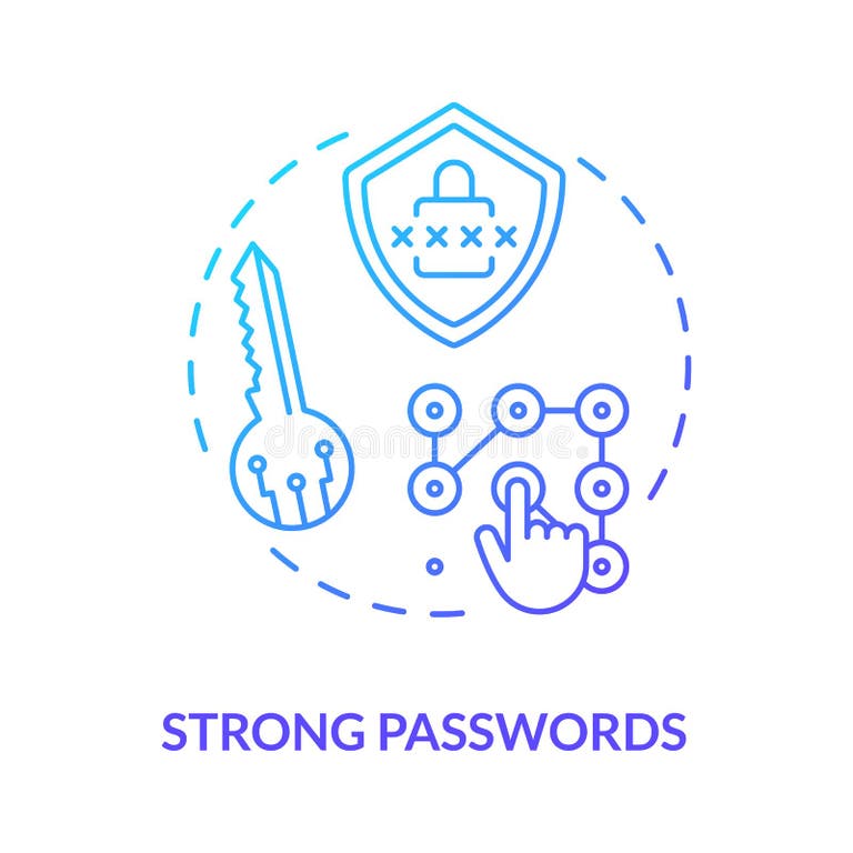 Strong Passwords Stock Illustrations – 292 Strong Passwords Stock ...