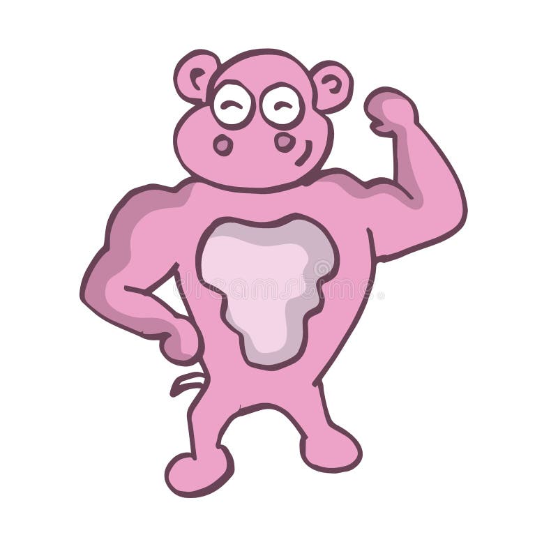 Strong pig stock illustration. Illustration of agriculture - 21404056