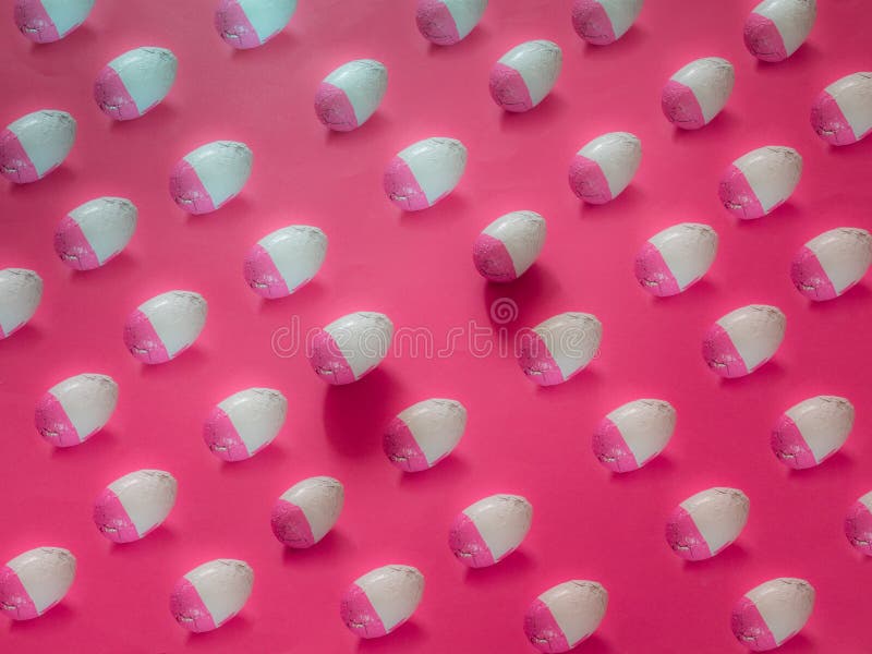 Pink easter eggs pattern stock photo. Image of eggs - 139083476