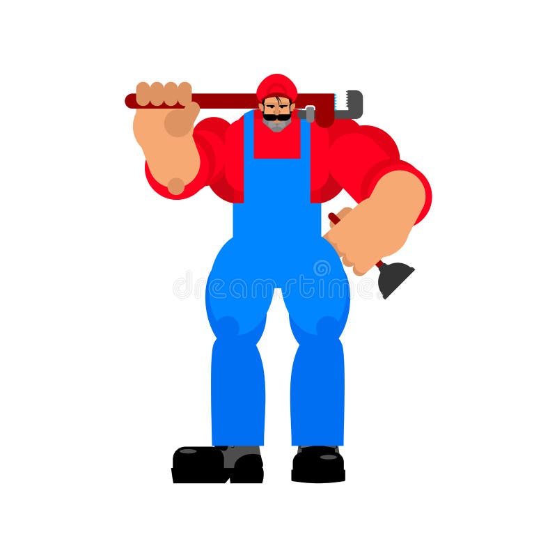 Muscular Plumber Stock Illustrations – 45 Muscular Plumber Stock ...