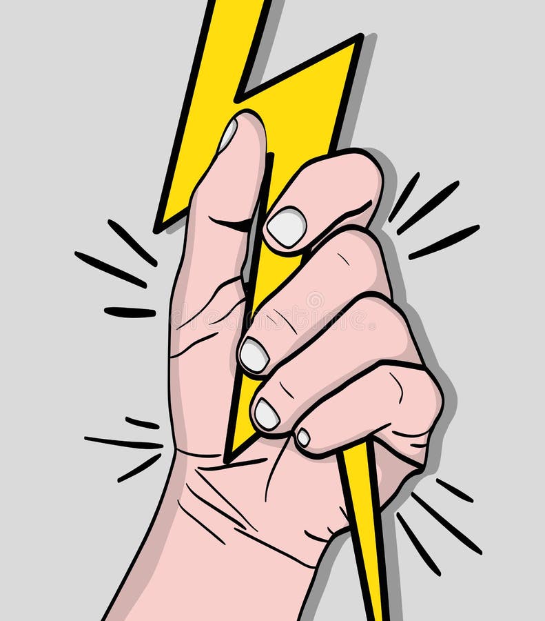 Strong Power Hand Protest Revolution Stock Vector - Illustration of ...