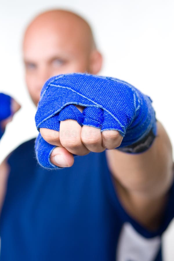 Strong punch stock image. Image of boxing, bout, long - 3332887