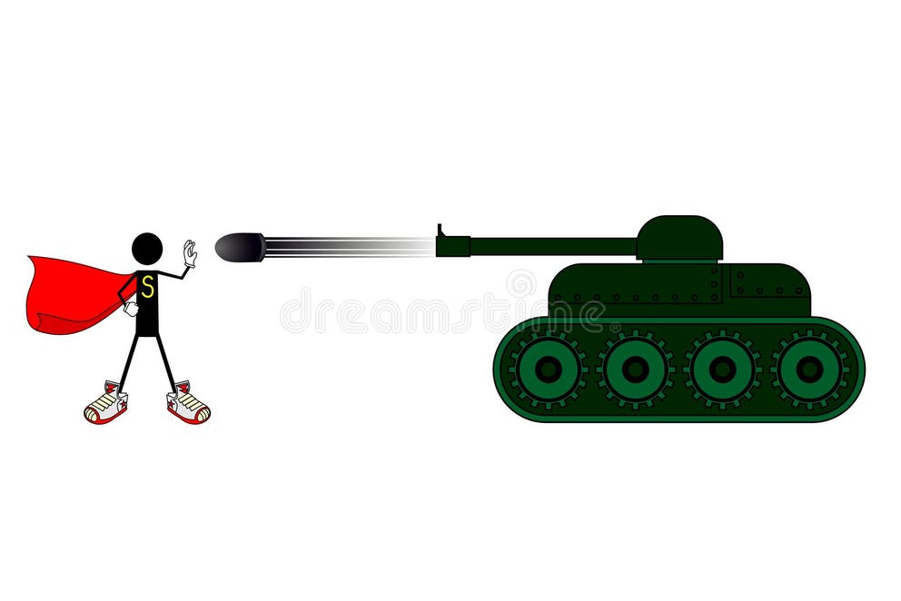 Strong puppet hero stock vector. Illustration of character - 23678268