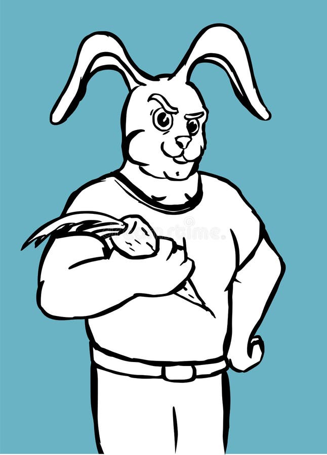 Strong Rabbit Stock Illustrations – 746 Strong Rabbit Stock ...