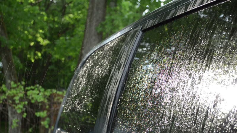 Roof Windows of Abandoned Fascility Building Aerial Orbit Look Around ...