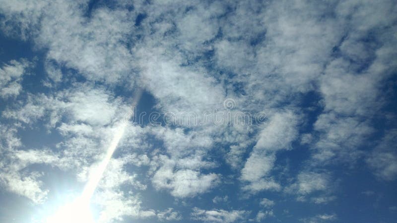 The Strong Rays of the Sun Break through the Clouds of Our Beautiful ...