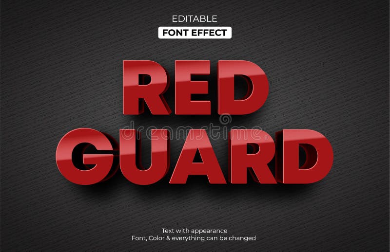 Strong Editable Red Font Stock Illustrations – 285 Strong Editable Red ...