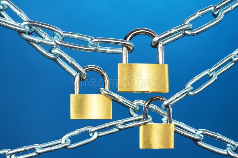 Strong security systems. stock image. Image of encryption - 33159725