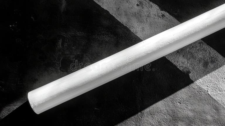 Strong and Serene the White Cane and Its Bold Shadow Create a ...