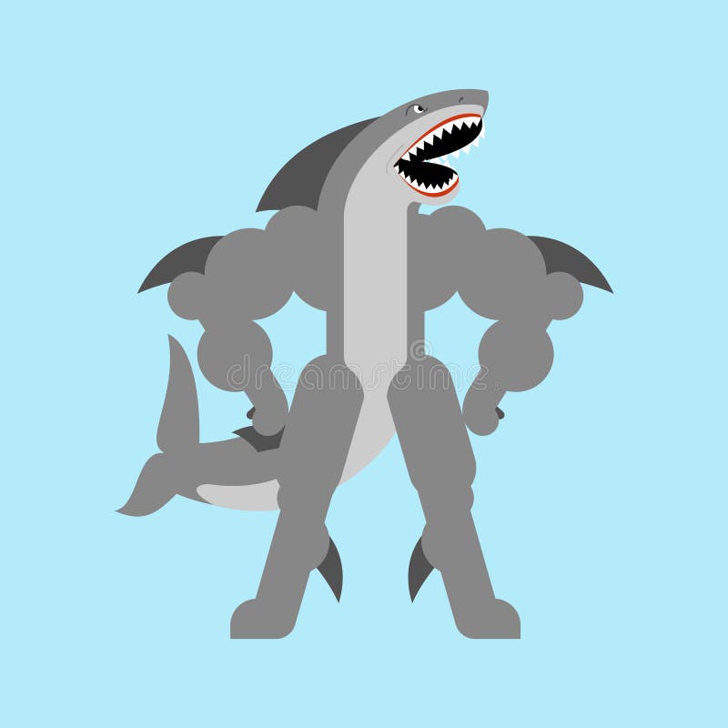 Muscle Shark Stock Illustrations – 94 Muscle Shark Stock Illustrations ...