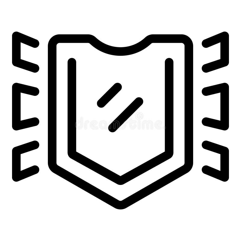 Strong Shield Reflecting Cyber Attack with Digital Arrows Stock Vector ...