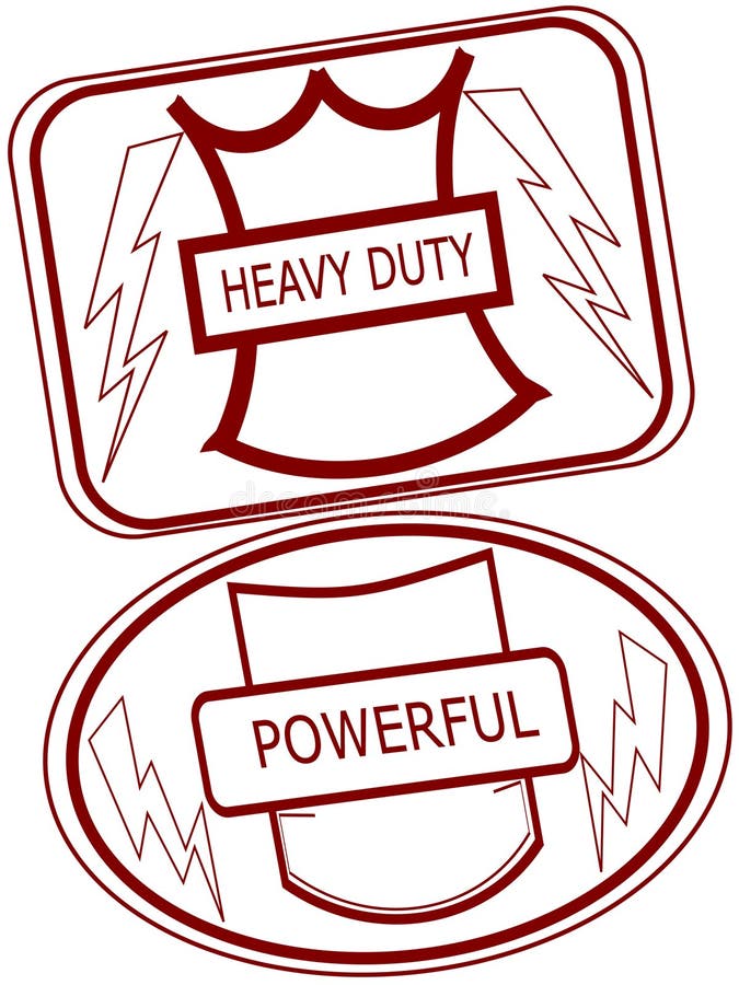 Strong solid rubber stamps stock vector. Illustration of tattoo - 54374489