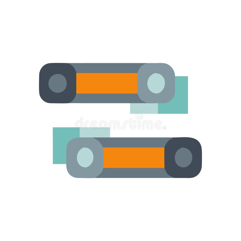 Strong Steel Pipe Icon for Construction Stock Vector - Illustration of ...