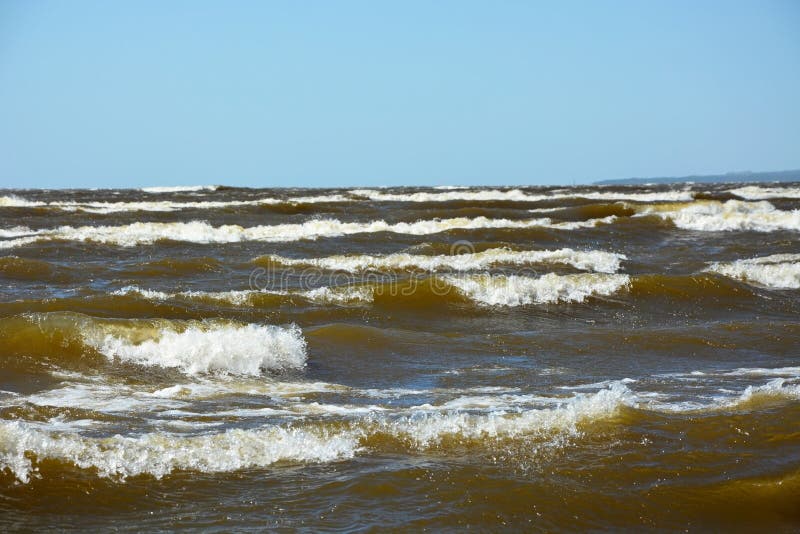 Strong storm at the ocean stock photo. Image of coastline - 56075622