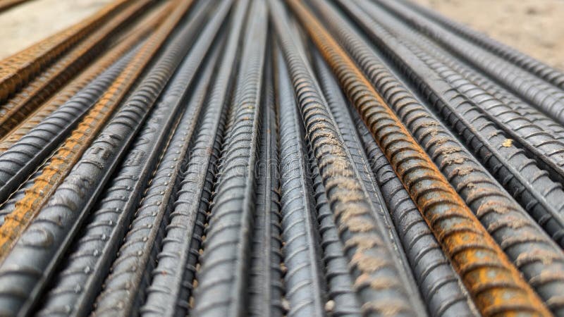 Strong and Sturdy Steel Bars for Structural Support Stock Photo - Image ...