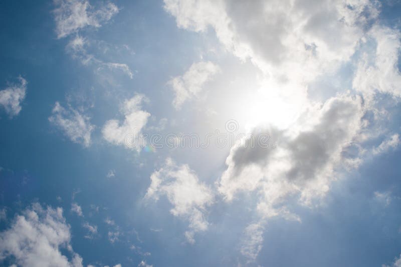 Strong sun and skies stock image. Image of strong, summer - 99086169