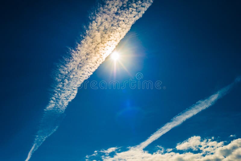 Strong sun and skies stock image. Image of strong, summer - 99086169
