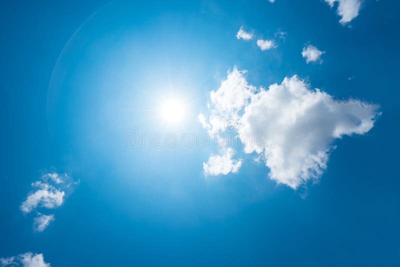 Strong sun and skies stock image. Image of strong, summer - 99086169