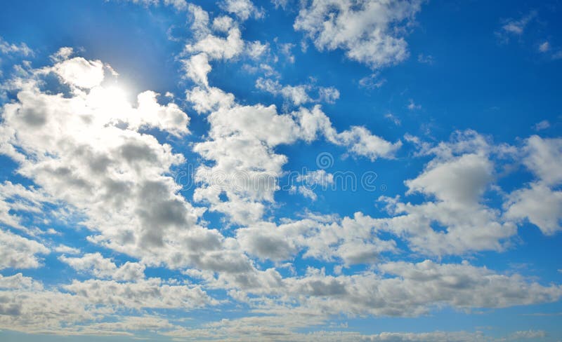 Strong sun and skies stock image. Image of strong, summer - 99086169