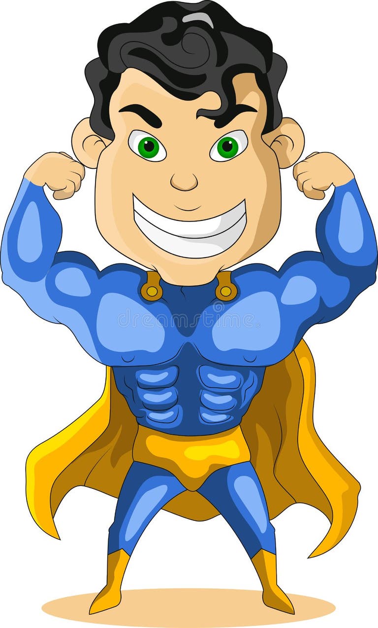 Super Hero Power Drawing Stock Illustrations – 4,803 Super Hero Power ...