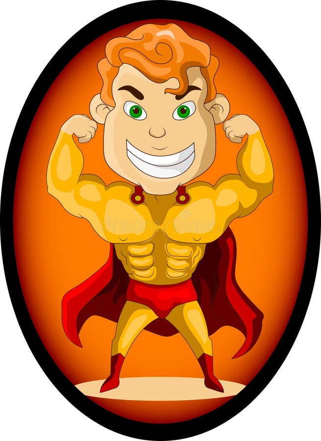 Strong Super Bodybuilder Silhouette Stock Vector - Illustration of logo ...