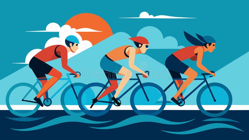 The Strong and Swift Swimmers Swiftly Transition To Their Bikes ...