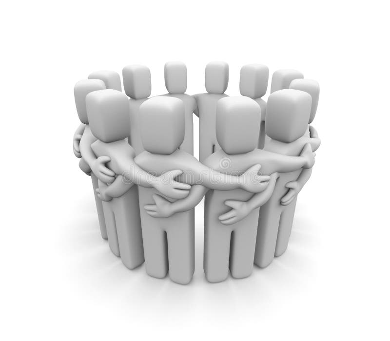 Strong Team stock illustration. Illustration of icon - 15080895