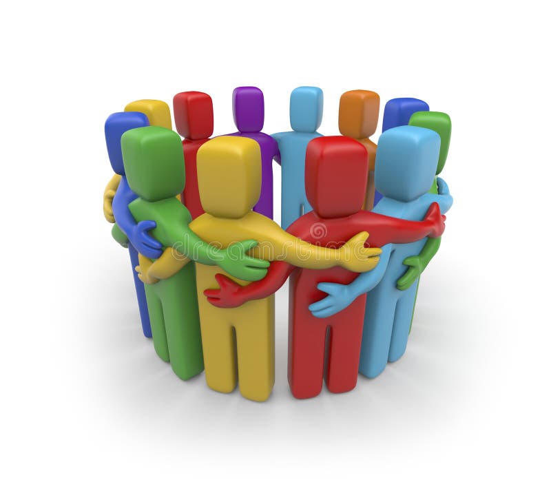 Strong Team stock illustration. Illustration of company - 13509719